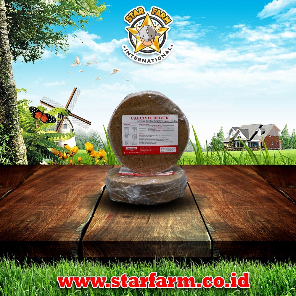 Calcivit Mineral Block 1.5kg - Star Farm – Star Farm International