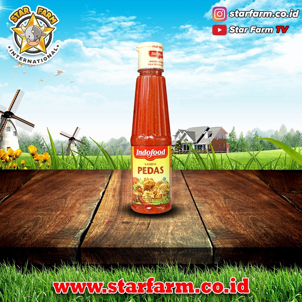 Indofood Sambal Pedas 135 Ml - Star Farm – Star Farm International